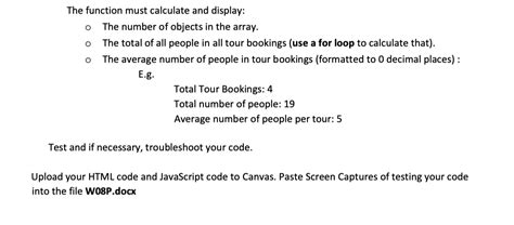 Solved Code The Following In JS And HTML Write The Full Chegg