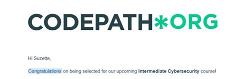 Suzette Becraft On Linkedin Cybersecurity Codepath Techeducation