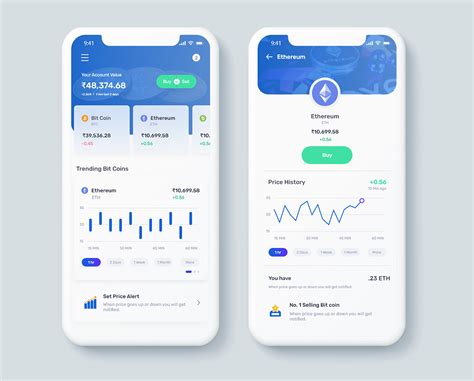 Bitcoin App UI On Behance