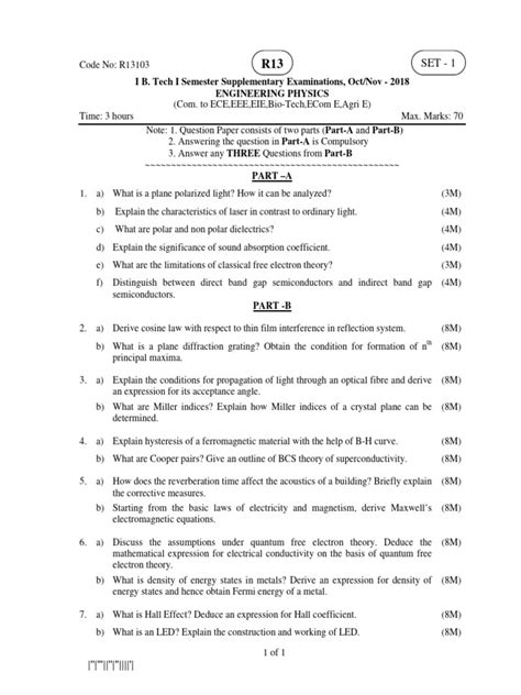 1 1 Engineering Phy Pdf Electron Light