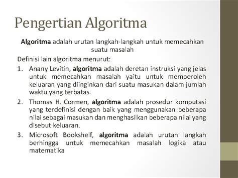 Algoritma Pemrograman I KONSEP DASAR Apakah Algoritma Itu