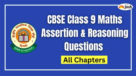 Cbse Class 9 Maths Assertion And Reasoning Questions Pdf Important For Exam 2025