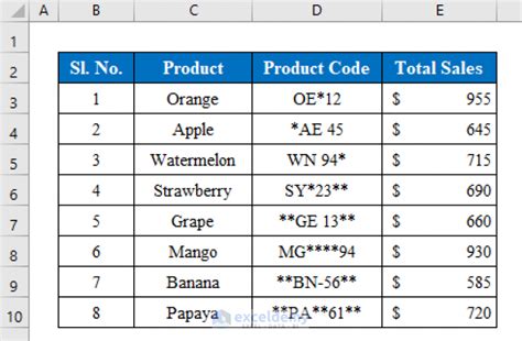 how to remove asterisk in excel 5 simple methods exceldemy