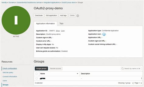 使用 Nginx Ingress Controller、oauth2 Proxy 和 Oracle Identity Domains 保護