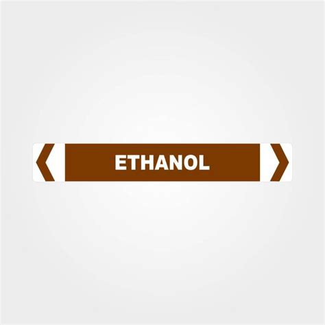 Ethanol Pipe Marker Oil Pipe Labels HAZARD SIGNS NZ