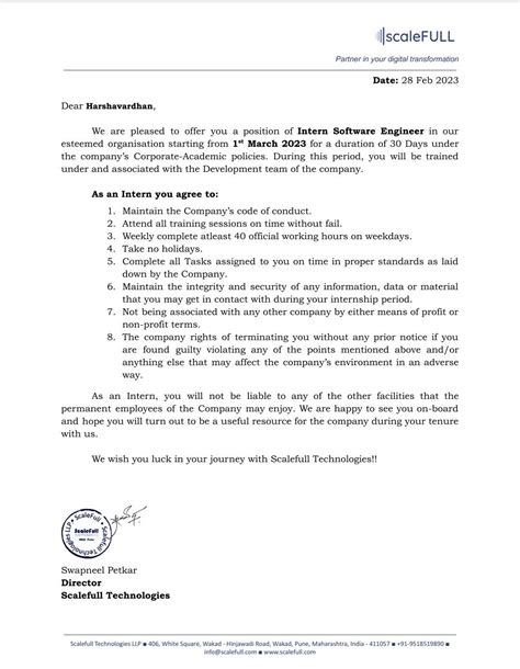 Harshavardhan Dhole On Linkedin Internship Fullstackdevelopment Intern Softwareengineer