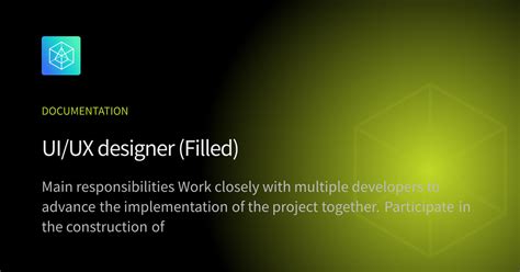 Uiux Designer Filled