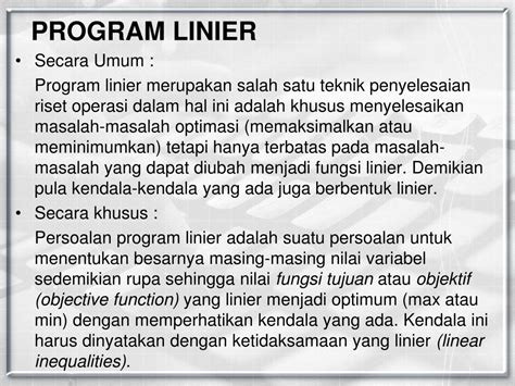 PPT Programa Linear Metode Grafik PowerPoint Presentation Free Download ID 2054989