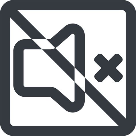 Mute Wide Icon By Friconix Fi Swpuxl Mute Wide Lineupwidesquare