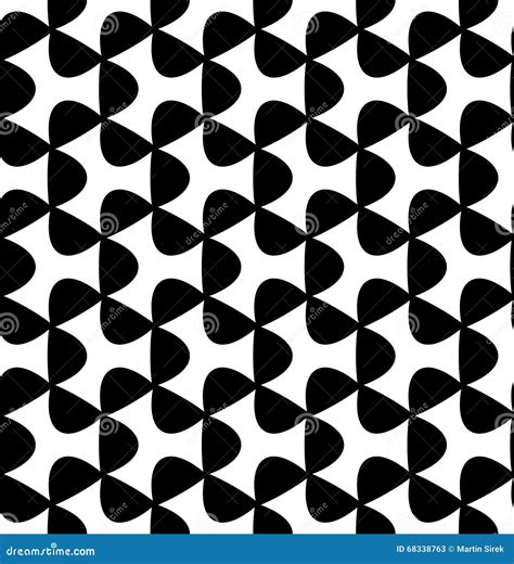 Vector Modern Seamless Geometry Pattern Triangle Black And White