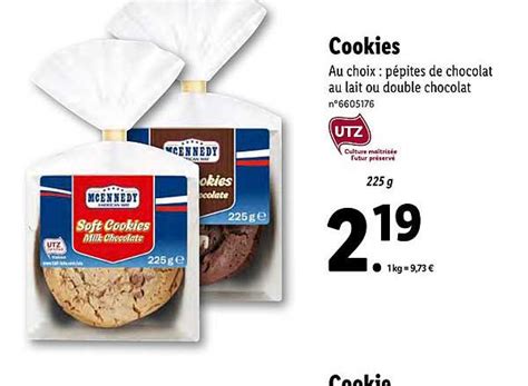 Promo Cookies Chez Lidl Icatalogue Fr