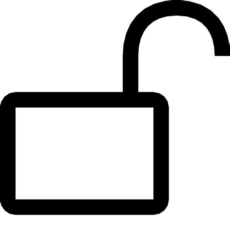 Lock Open Vector SVG Icon SVG Repo