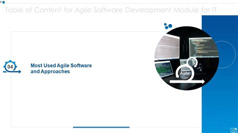 Agile Software Development Module For It Powerpoint Presentation Slides