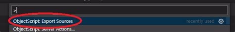 How Can I Export Cls Files As Xml Using Vscode Objectscript Extension