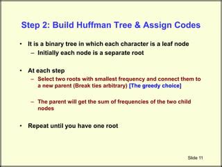 Greedy Algorithms Huffman Coding.ppt | Programming Languages | Computing