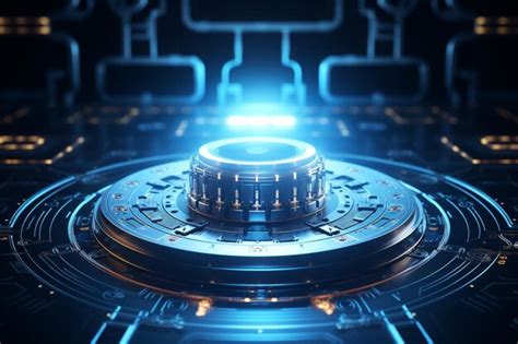 Premium Photo Abstract Circuit Board Futuristic Technology Processing