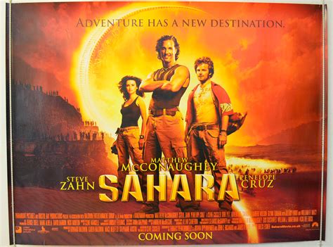 Sahara” Teaser Advance Version Original British Quad Poster Fil