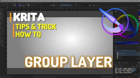 Krita How To Group Layers - YouTube
