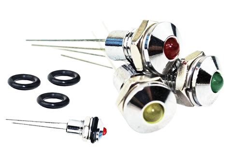 Mm Diffused LED Front Panel Mount Indicator