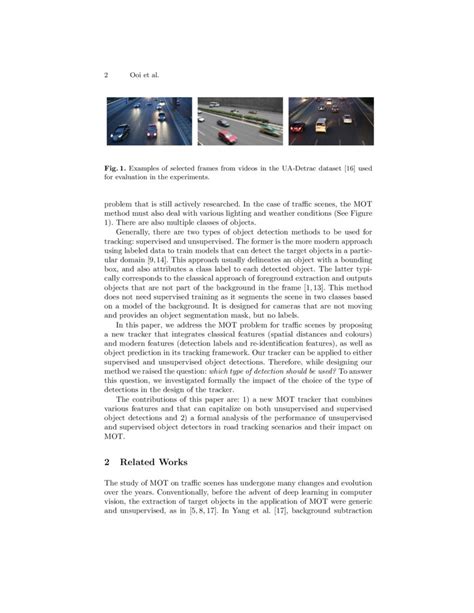 Supervised And Unsupervised Detections For Multiple Object Tracking In Traffic Scenes A