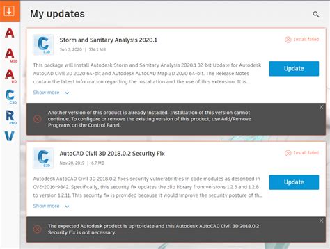 Unable To Remove Old Product Updates From Autodesk Desktop App
