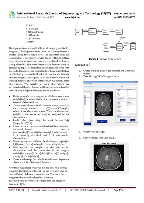 Brain Tumor Detection And Classification Using Adaptive Boosting Pdf