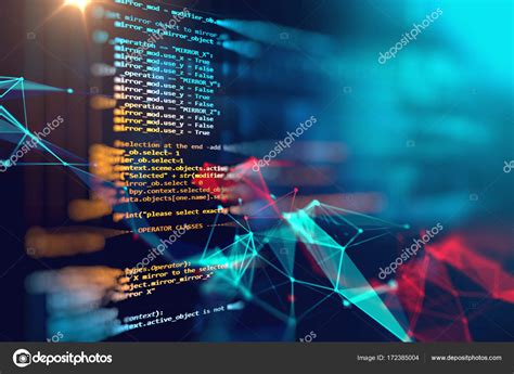 Programming Code Abstract Technology Background Of Software Deve