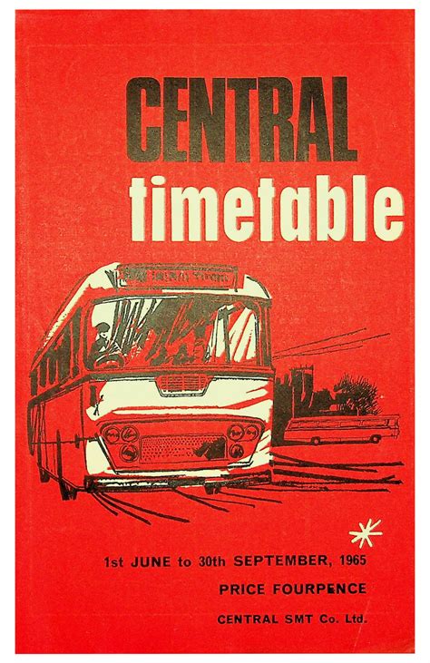 Central Smt 1965 06 Great Britain Timetable World