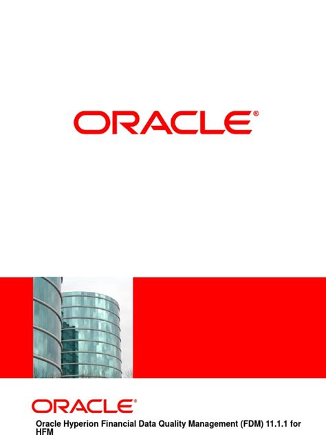 Integrating Oracle Hyperion Financial Data Quality Management Into The