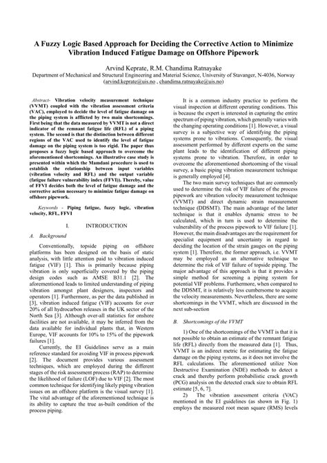 Pdf A Fuzzy Logic Based Approach For Deciding The Corrective Action