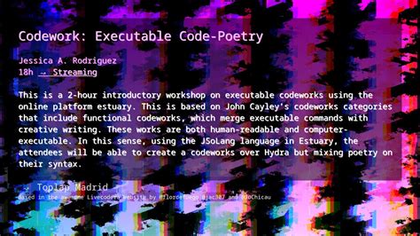 codework executable code poetry youtube