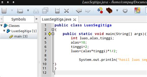 Contoh Program Java Sederhana Belajar Pemrograman