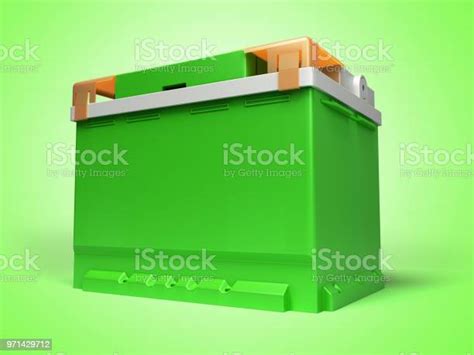 배터리 배터리 누 산 기 자동차 자동차 부품 전기 공급 전원 3d 그림 그린 0명에 대한 스톡 사진 및 기타 이미지 0명