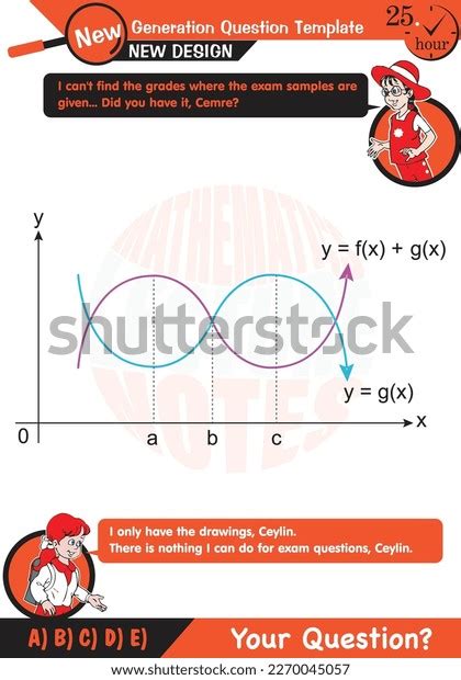 Math Vector Mathematical Function Graph Functions Stock Vector Royalty