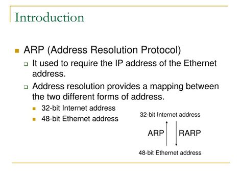 PPT ARP Address Resolution Protocol PowerPoint Presentation Free Download ID 5373005