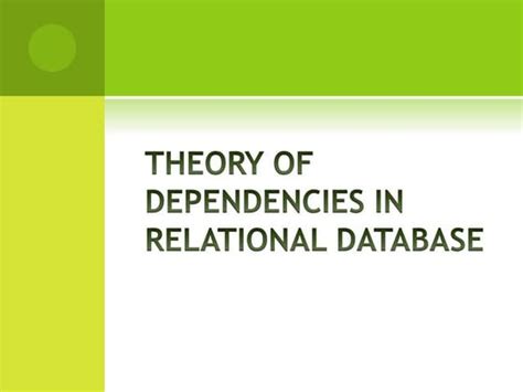 Normalization In Dbms Pptx