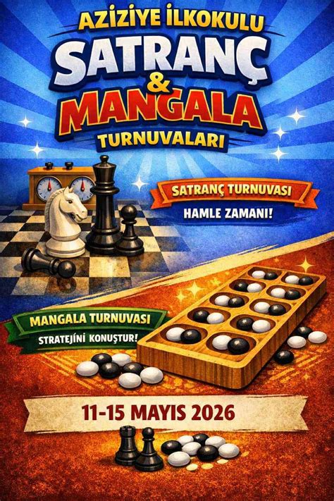Satranç Ve Mangala Turnuvaları Aziziye İlkokulu