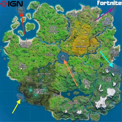 Chapter 2 Season 2 Fortnite Map Shapes Ai