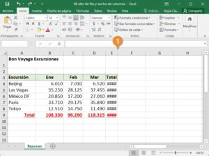 Cuanto Es El Ancho Maximo De Una Columna En Excel