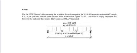 [solved] steel use the aisc mantzal tables to verify the av