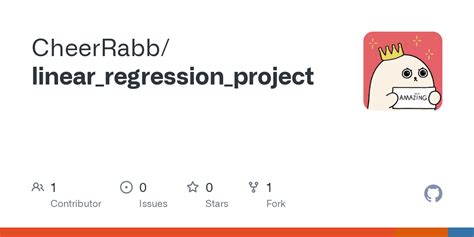 GitHub CheerRabb Linear Regression Project