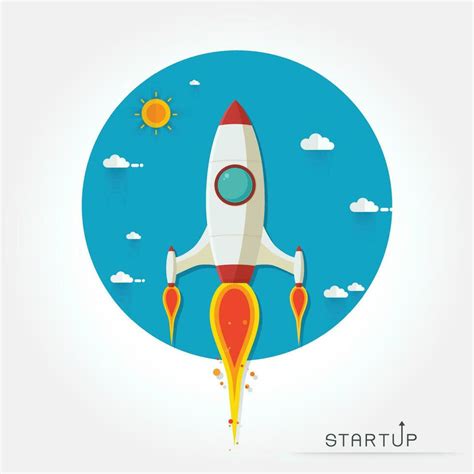 Rocket Launch Vector 23669066 Vector Art At Vecteezy