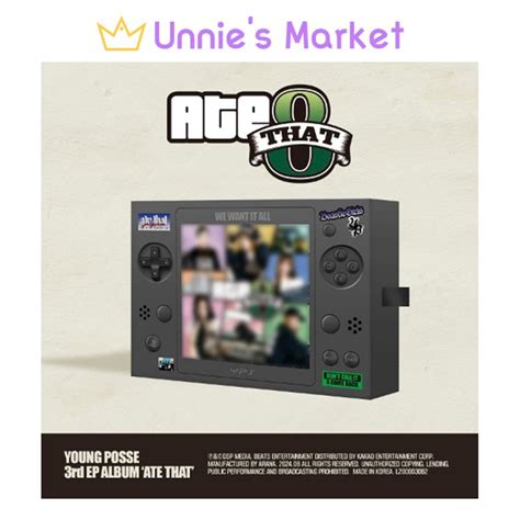 [site Pob] Young Posse [ate That] 3rd Ep Album Shopee Brasil