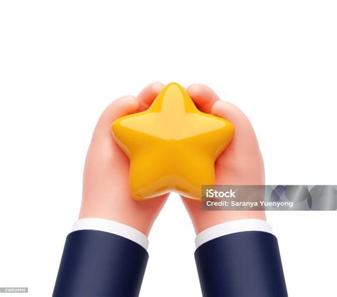 손을 들고 스타 고객 리뷰 피드백 평가 개념 3d 일러스트 레이 션 개념에 대한 스톡 사진 및 기타 이미지 개념 겨울 계급 Istock