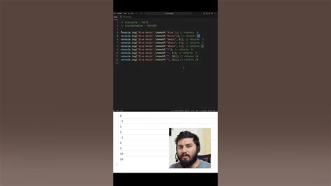 Includes And Indexof Method On Strings In Javascript For Interview Coding Interview Nodejs