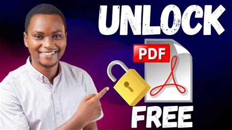 How To Remove Password From Pdf File Free Youtube