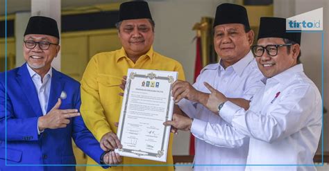 Pan And Golkar Dukung Prabowo Ppp Dukung Ganjar Kib Bubar