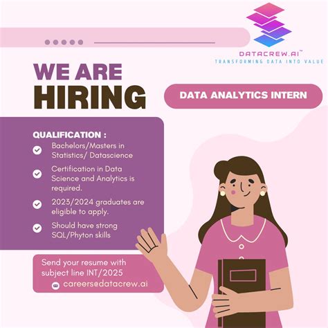 Internshipopportunity Hiringinterns Datascienceinternship Aiinternship Datacrewai