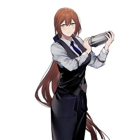 바텐더 춘전이 소녀전선 루리웹 모바일 바텐더 귀여운 애니메이션 소녀 캐릭터 일러스트