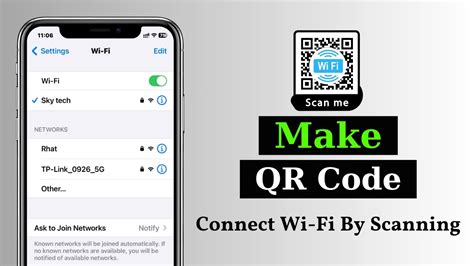 How To Create Qr Code For Wi Fi Password On Iphone Share Your Wifi Connection By Qr Code Youtube